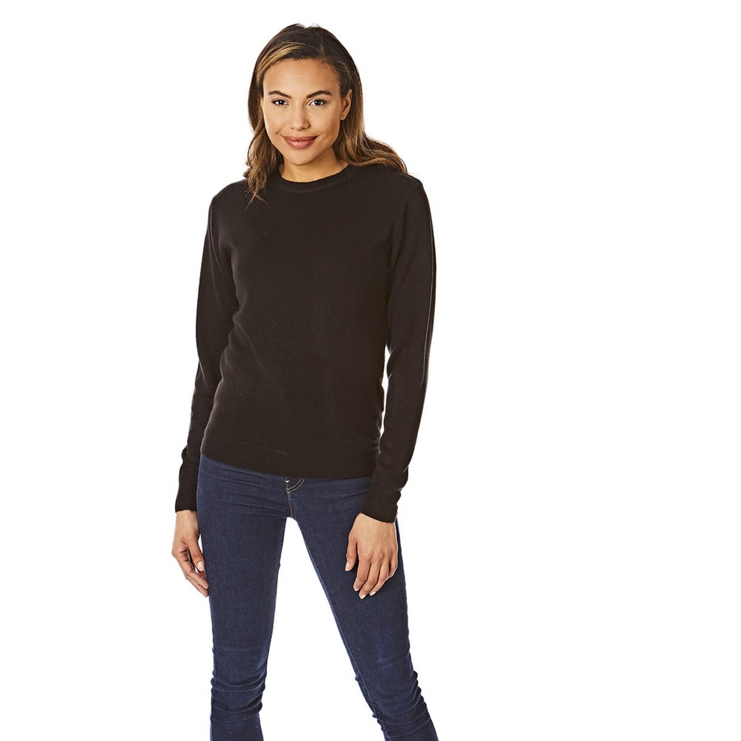 Light And Shade Womens Soft Touch Crew Neck Sweater - Walmart.com