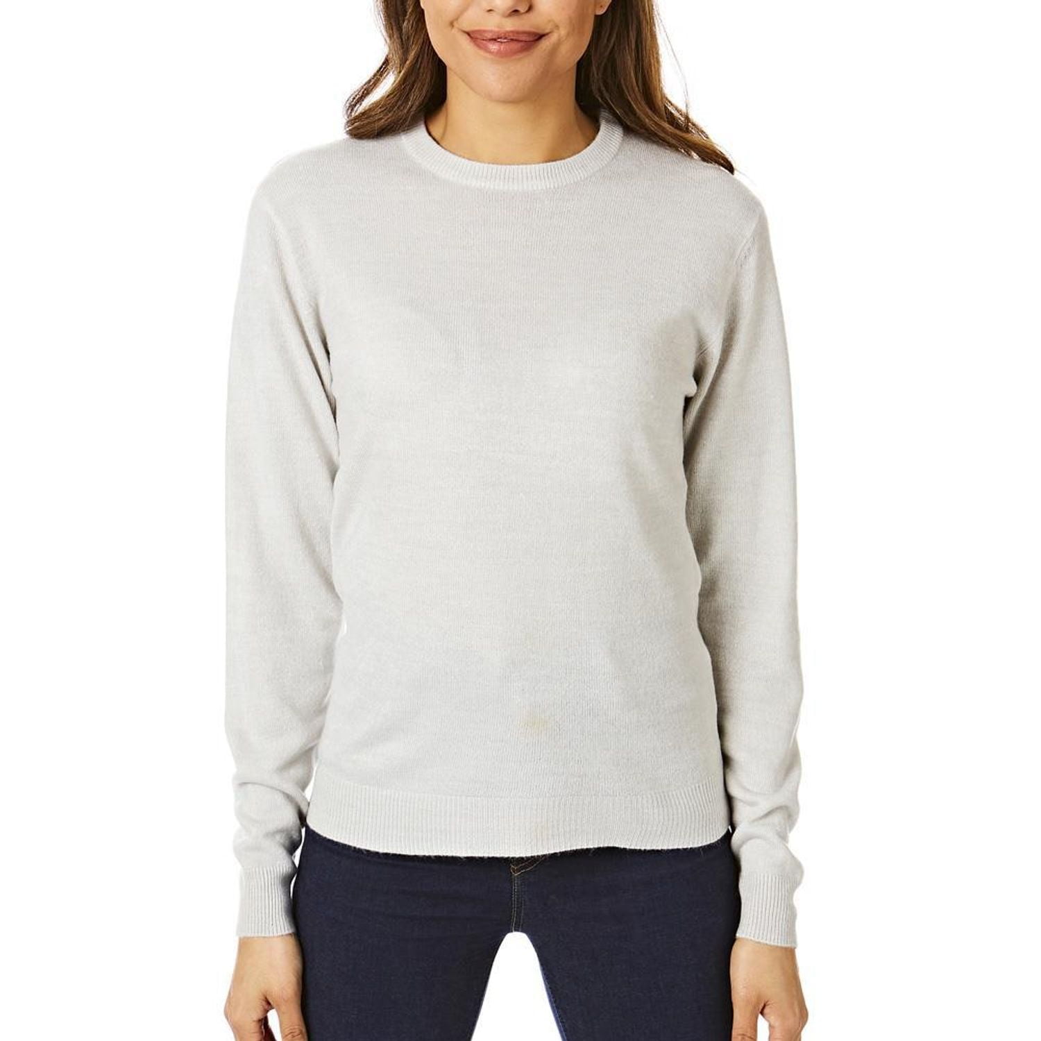 Light And Shade Womens Soft Touch Crew Neck Sweater - Walmart.com