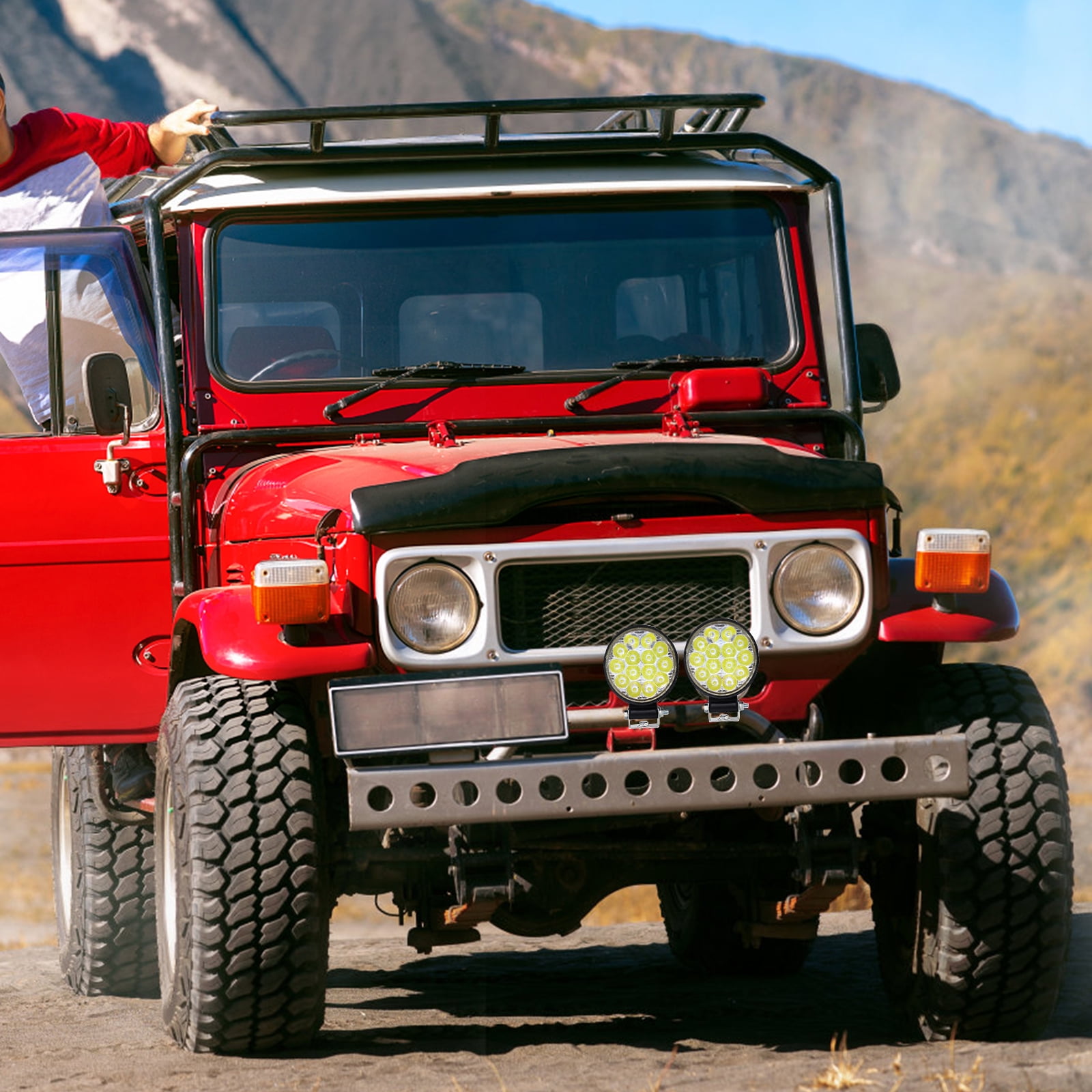 Light Bar,Roof Bar Road Roof Flood Pod Bar Work Roof Led Pod Off Road ...