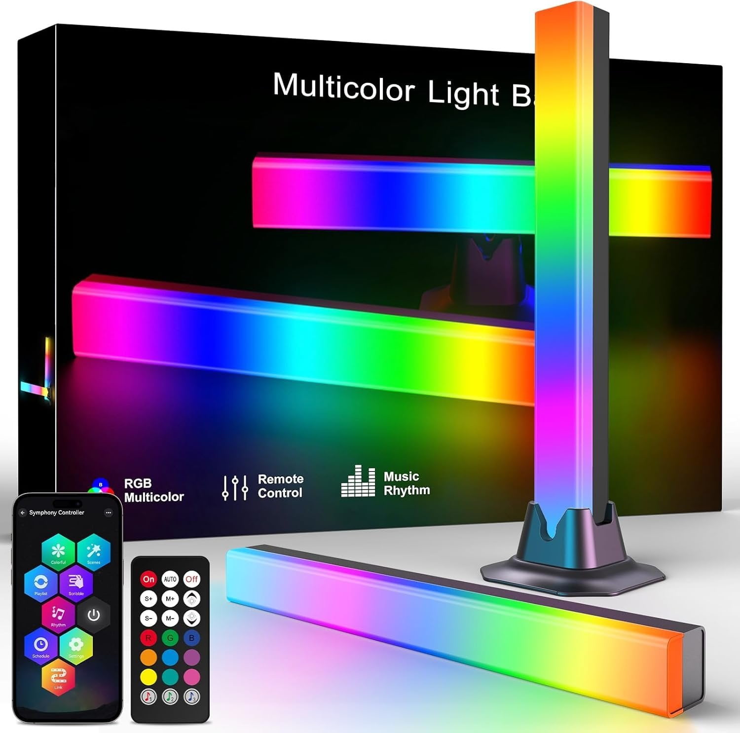 Light Bar, Music Sync IC Lights Bars, Ambient Lighting, Remote Control ...