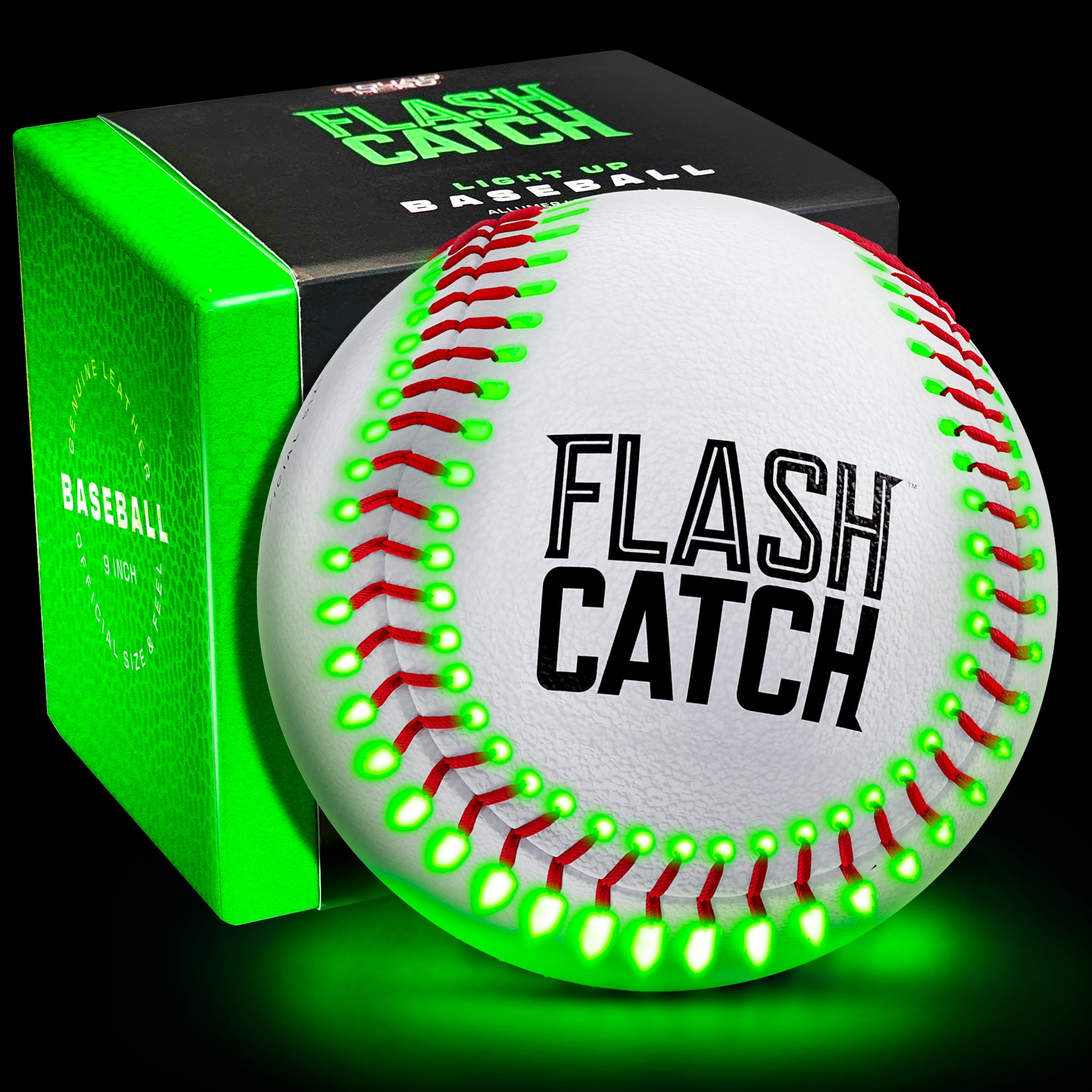 Flash Catch Light Up Youth Baseball - Cool Outdoor Games for Boys ...