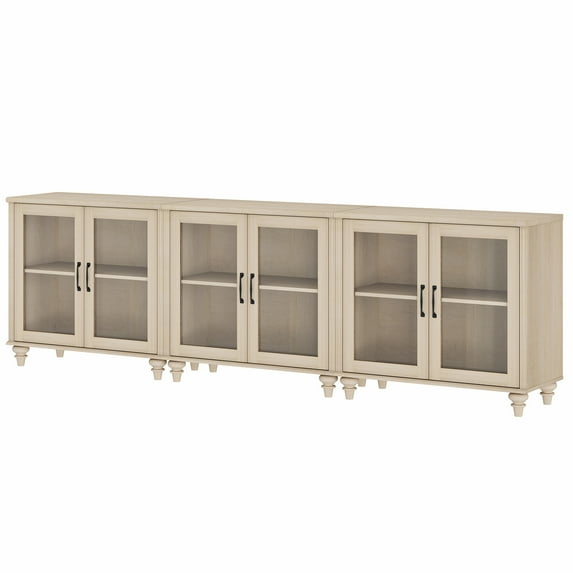 WAMPAT Buffet Cabinet - 101 Glass Doors Kitchen Storage - Walmart.com