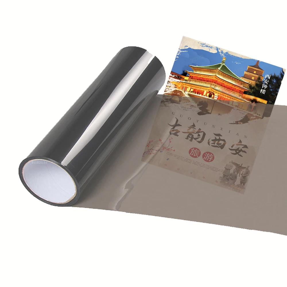 Light Black-30x200cm-Transparent PVC Film Black Body, Tinted, For ...