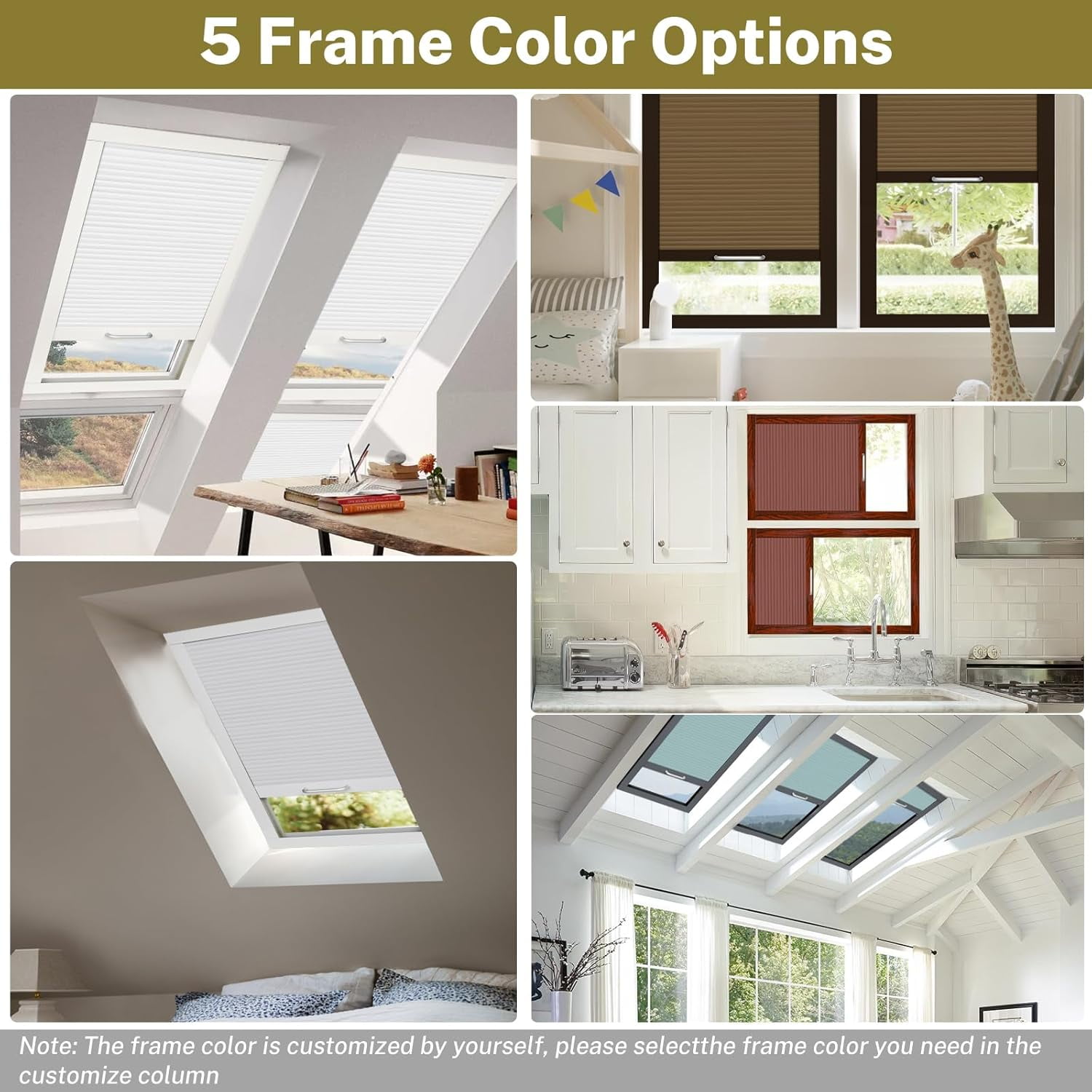 Light Blocking Skylight Blind For Ceiling, Skylight Shades Window ...