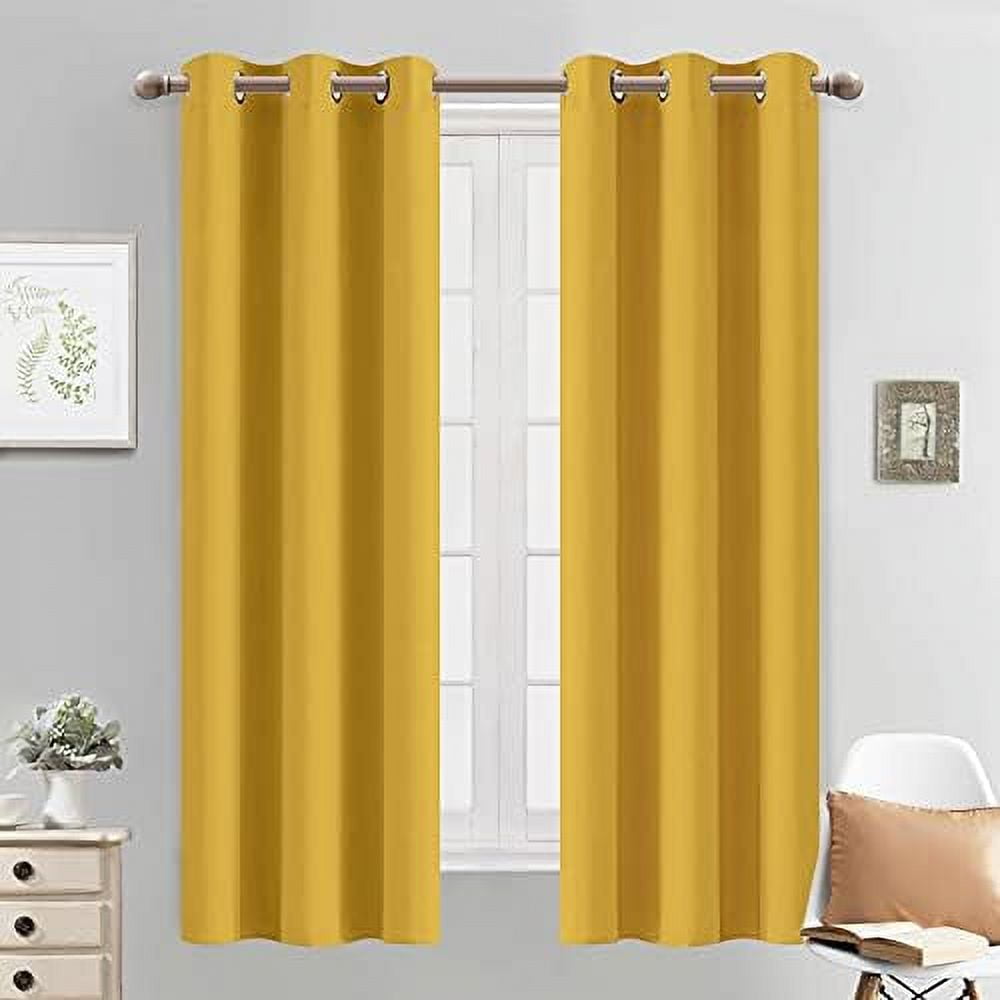 Light Blocking Window Blackout Curtains Thermal Insulated Room ...