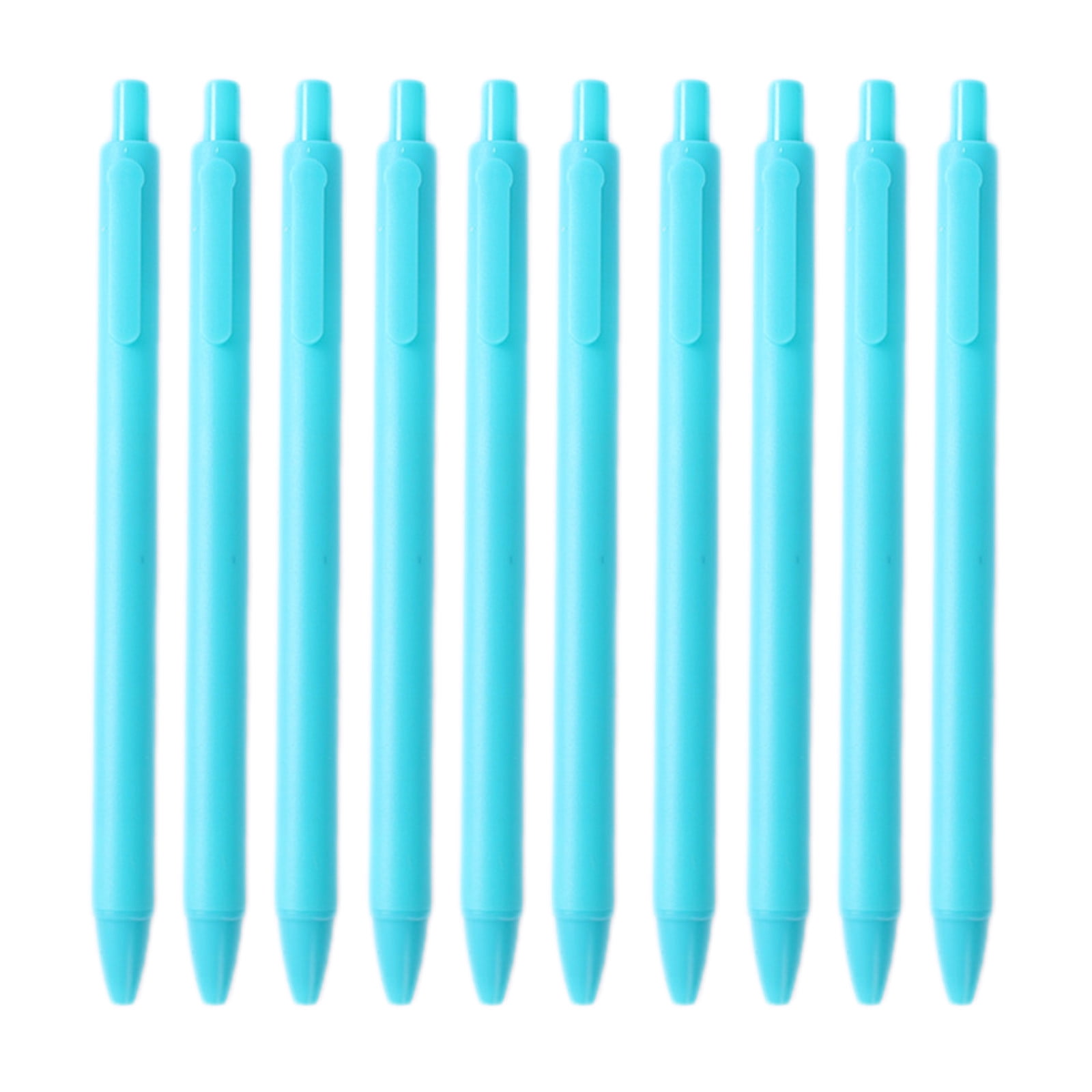 Light Blue 10 Pack Of Basic Gel Pens With 0.5Mm Point For Precise ...