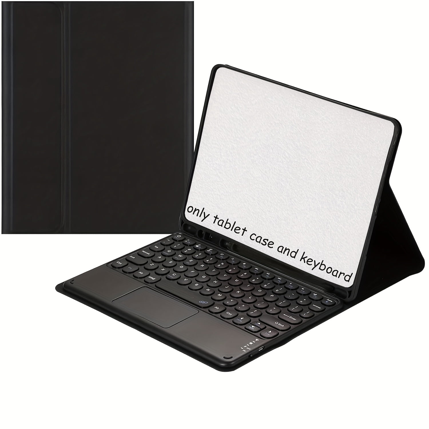 Light Blue 11-Inch Tablet Keyboard Case Detachable Wireless Keyboard ...