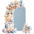 Light Blue 5FT Arch Backdrop Covers, Farmhouse Solid Blue Color Modern ...