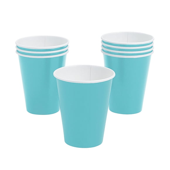 Blue Paper Cups