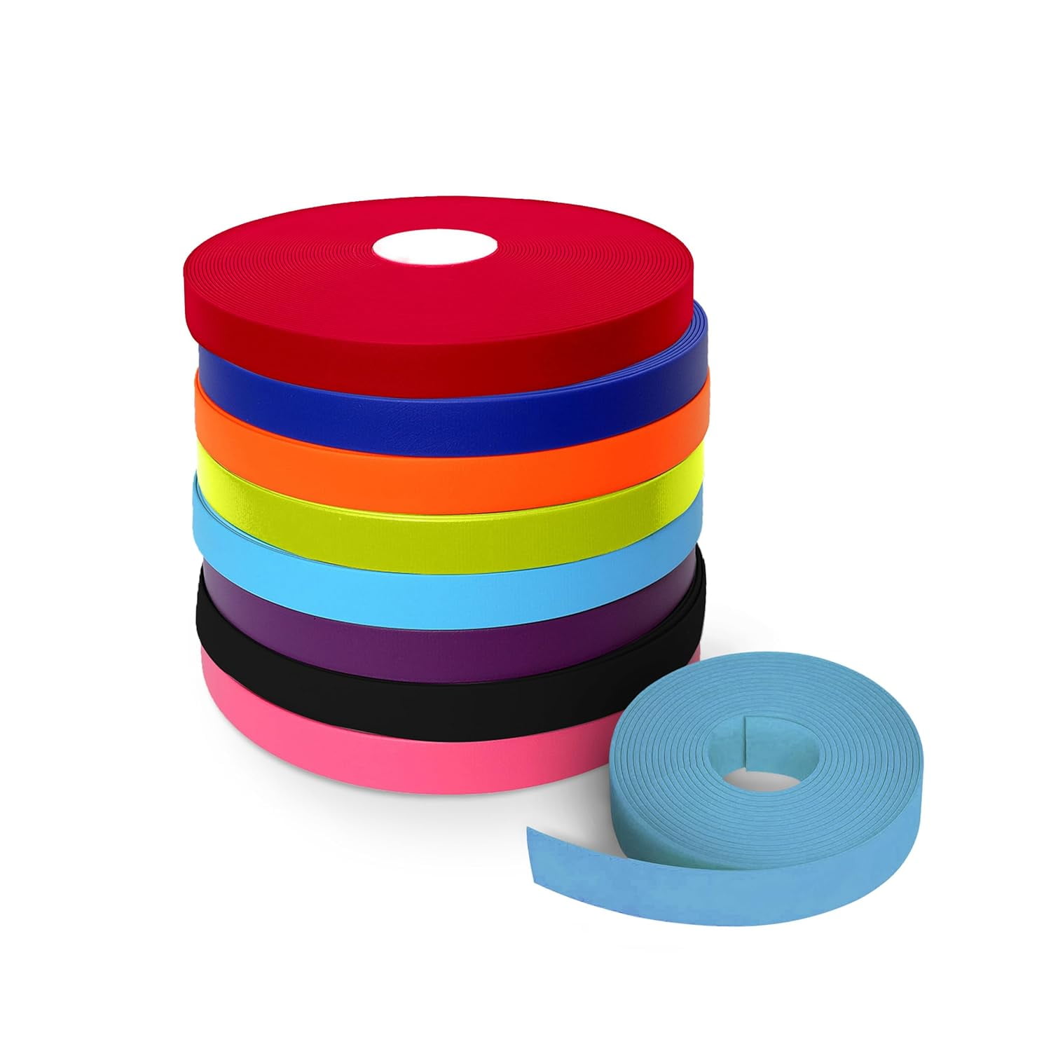 Light Blue - BU 52H Coated Webbing Beta Biothane Roll | 1 Inch x 100 ...