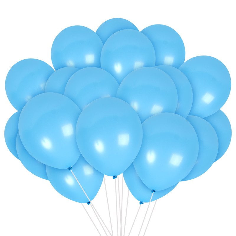 Light Blue Balloons - 12 Inch Latex Balloons - 36 Pack - Walmart.com