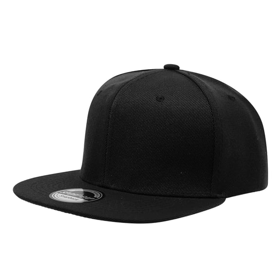 Light Blue Blank Flat Bill Snapback Cap, Solid Plain Adjustable Hip Hop ...