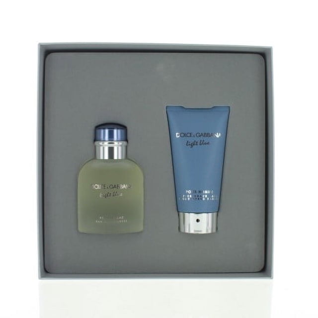 Light Blue By Dolce & Gabbana For Men Set: EDT+After Shave Balm (2.5+2. ...