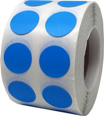 Light Blue Circle Dot Stickers | 0.5" Inch Round | 1000 Pack - Walmart.com