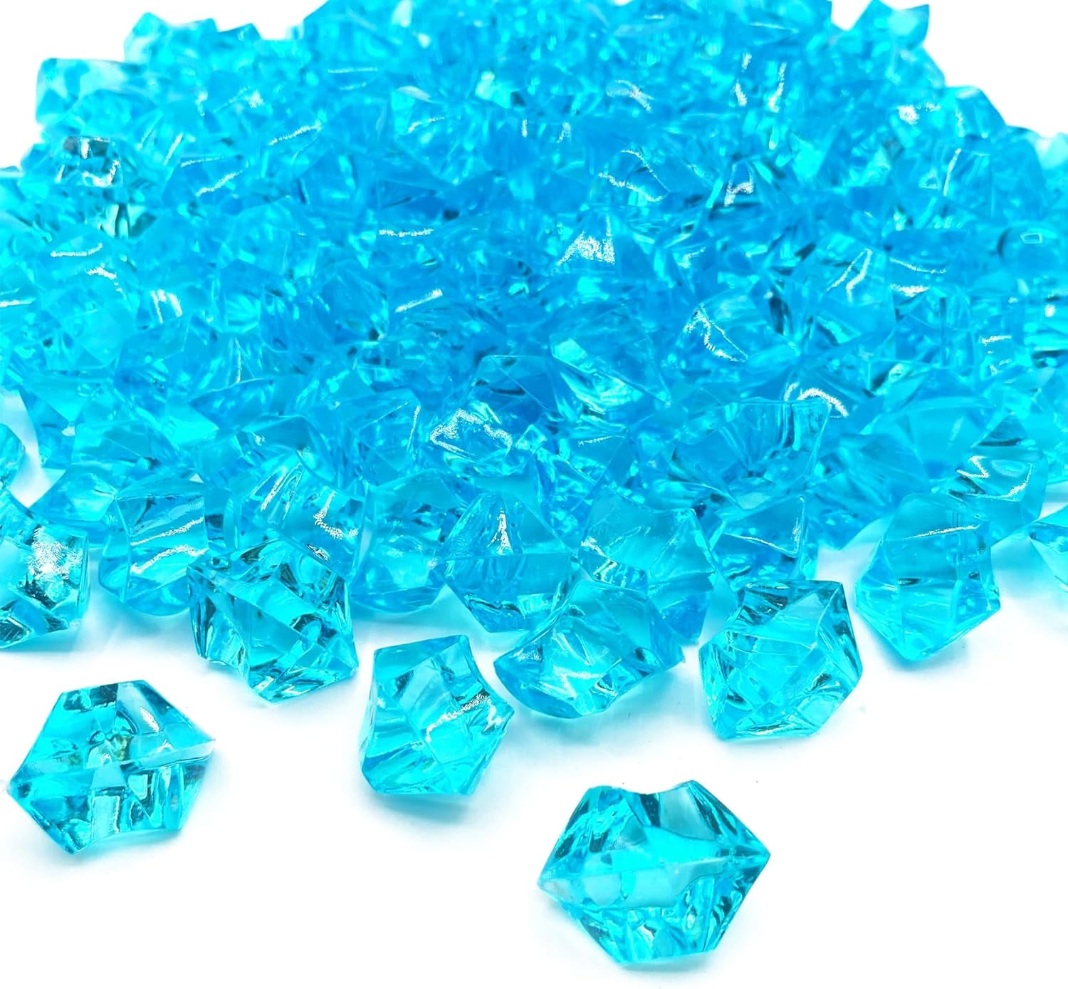 Light Blue Crushed Ice Vase Fillers (Approx. 725-750 PCS, 12 Cups ...