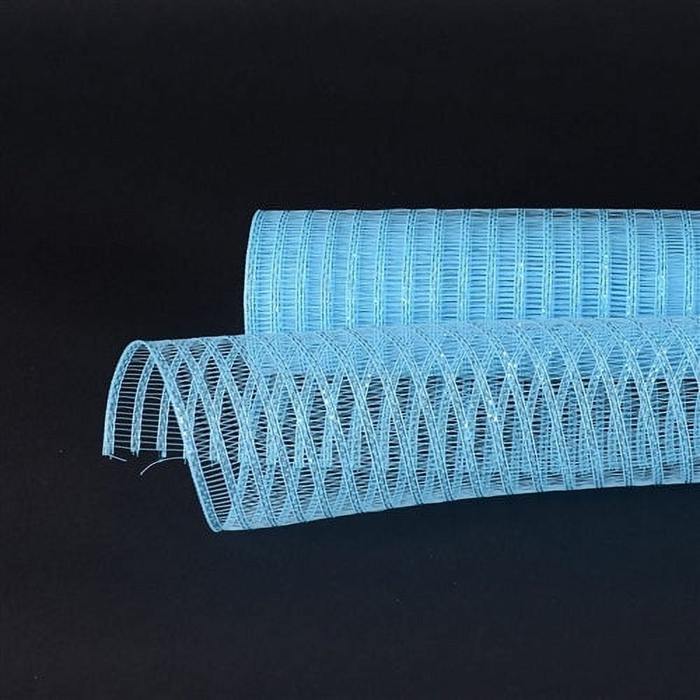 Light Blue - Deco Mesh Laser Eyelash - (10 Inch x 10 Yards) - Walmart.com