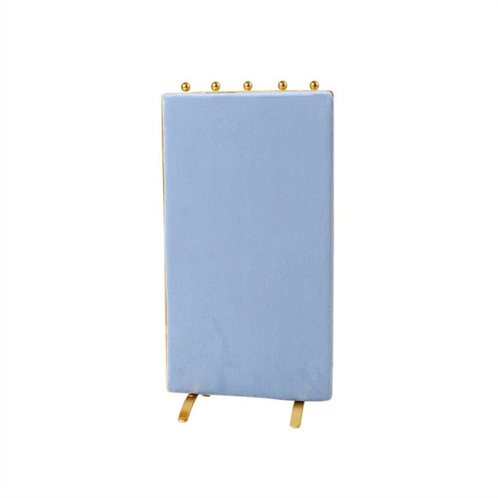 Light Blue Double-sided Velvet Necklace Rack Window Display Props ...