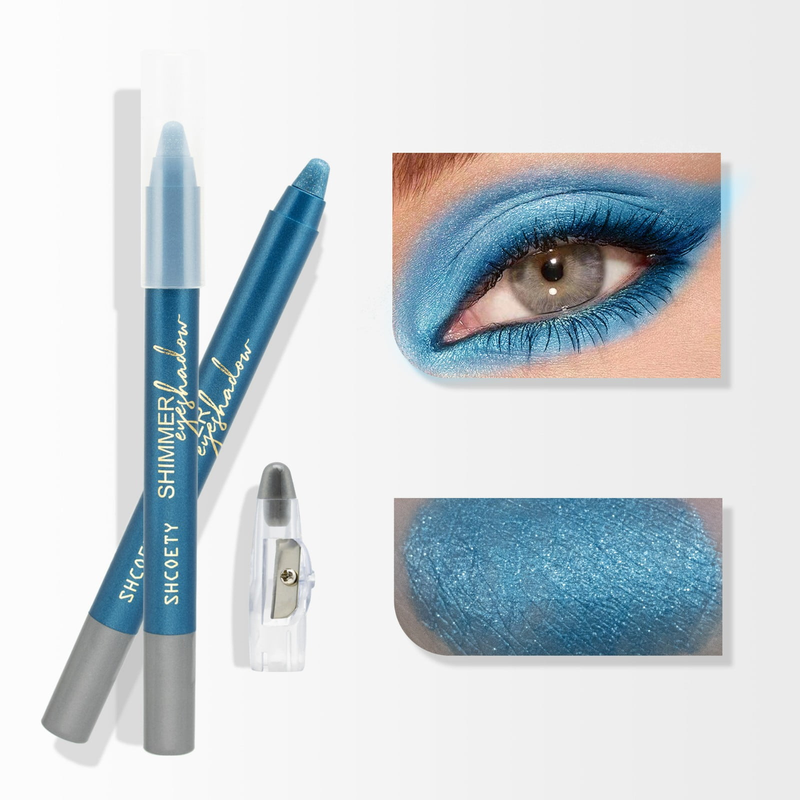 Light Blue Eyeshadow Stick, Highlighter Eye Liner,Eye Brightener Stick ...