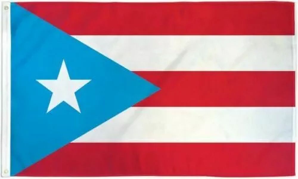 Light Blue Flag of Puerto Rico 3x5 ft Puerto Rican PR State Star US ...
