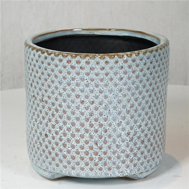 Light Blue Footed Planter - Walmart.com