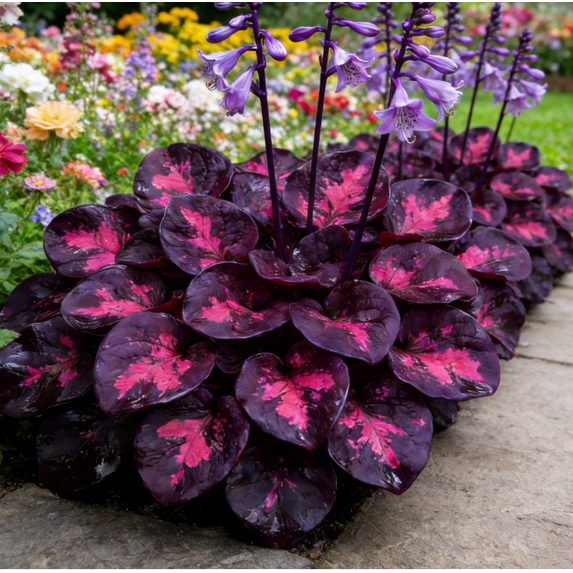 Light Blue Heart Hosta-Bulbs For Planting-Premium Garden Stakes Perfect ...