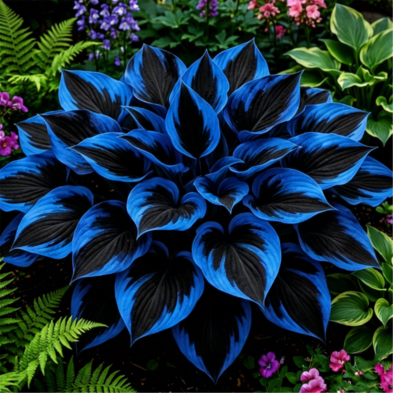 Light Blue Heart Hosta-Bulbs For Planting-Premium Garden Stakes Perfect ...