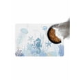 Light Blue Ocean Doormat Non Slip Diatomaceous Earth Door Mat Absorbent ...