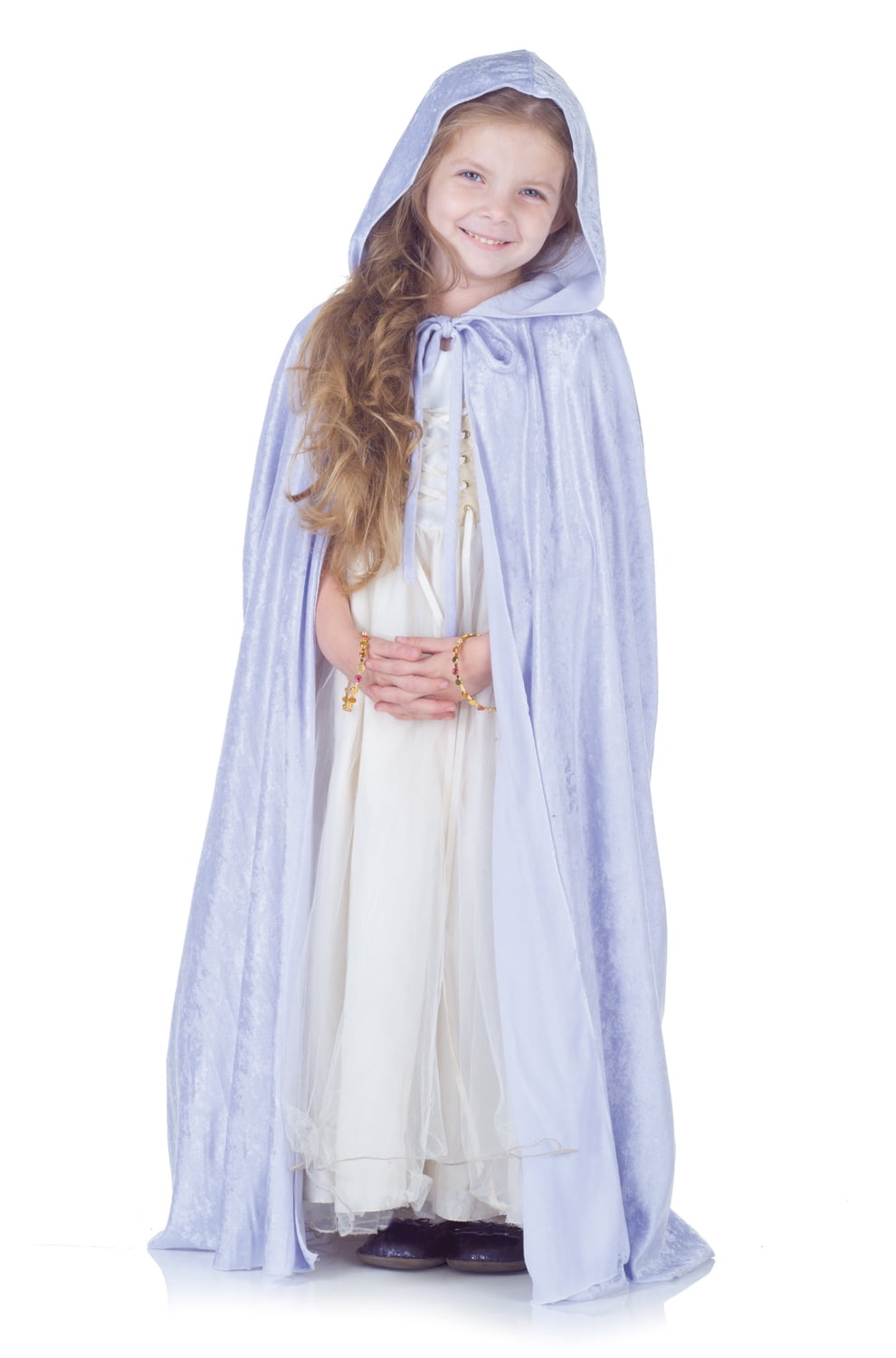Light Blue Panne Costume Cape - Walmart.com