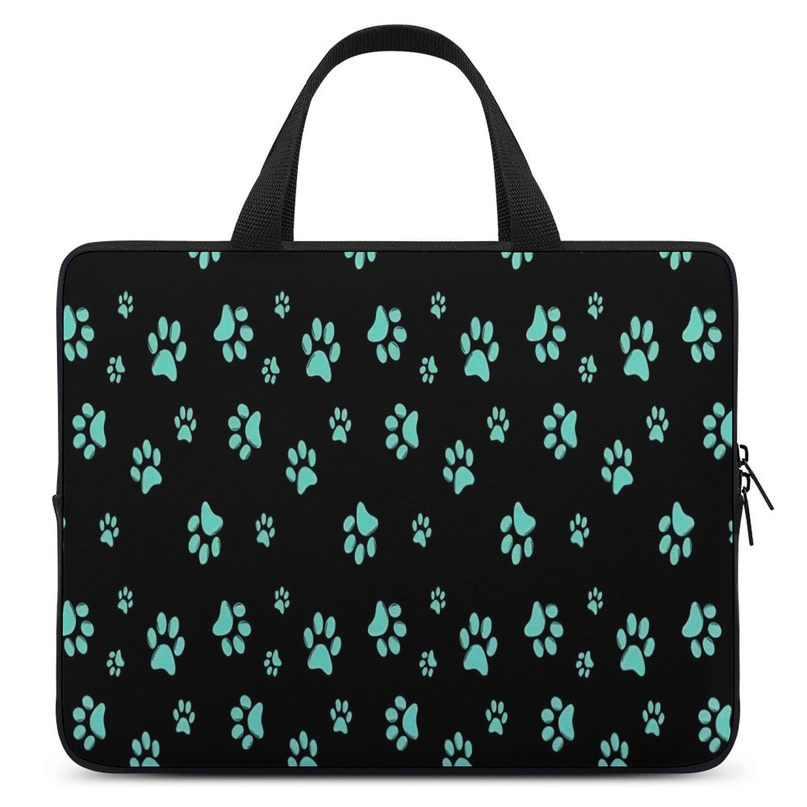 Light Blue Paw Print Pattern Laptop Bag Women Man 10 12 13 15 17 Inch ...