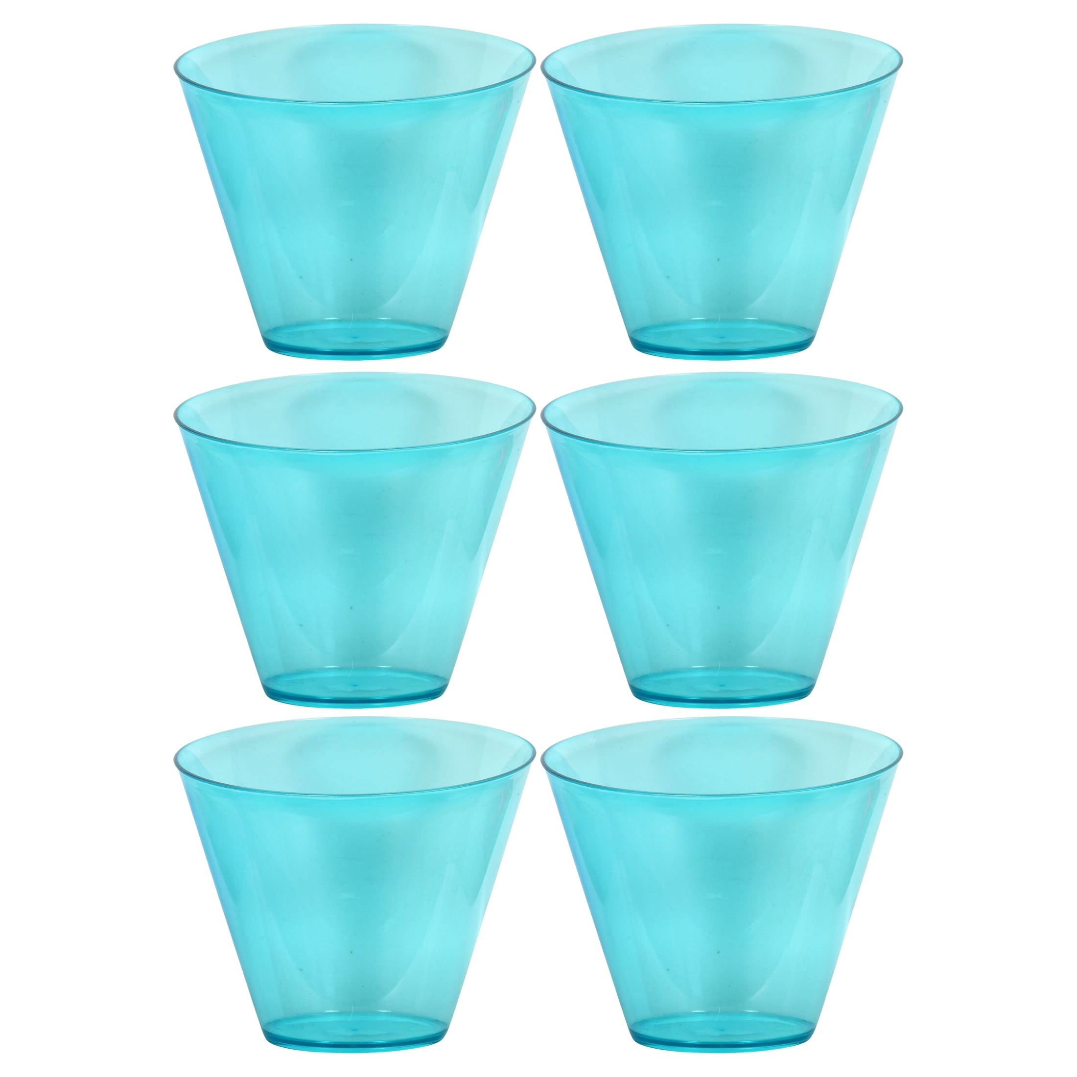 Light Blue Plastic Containers 8x7x8.8 in Bundle for Home Kitchen Dining ...