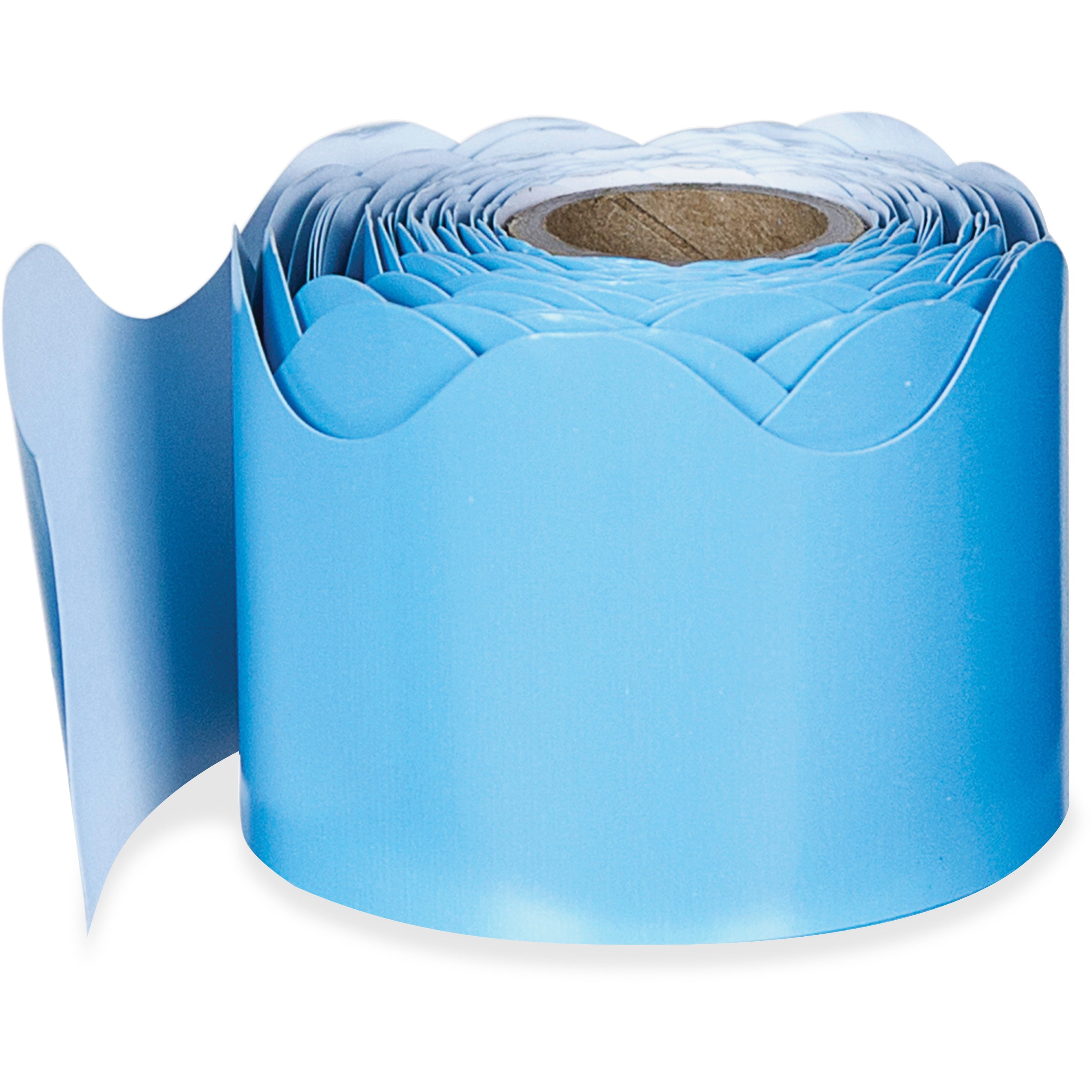 Light Blue Rolled Bulletin Board Borders, Carson Dellosa Classroom ...