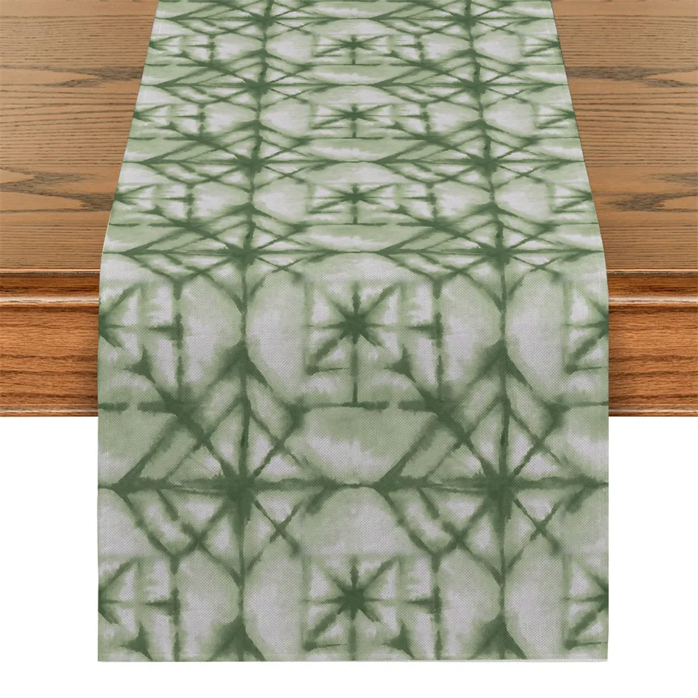 Light Blue Rose Table Flag Blur Flower Table Runner Abstract Art Hotel ...