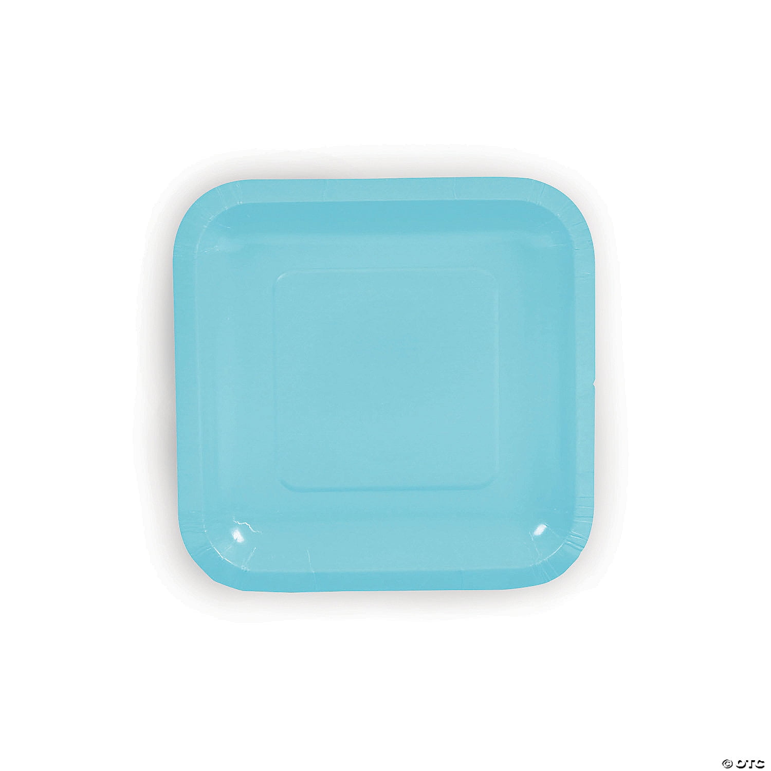 Light Blue Square Paper Dessert Plates - 24 Count - Walmart.com