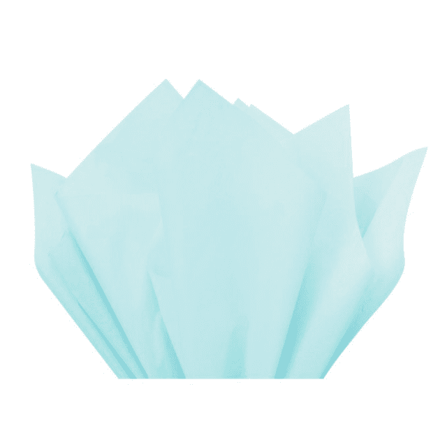 Light Blue Tissue Paper Squares, Bulk 24 Sheets, Feronia packaging ...