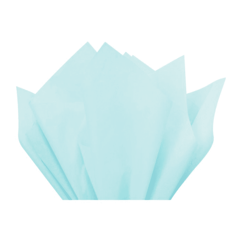 Light Blue Tissue Paper Squares Bulk 48 Sheets, A1 Bakery Supplies ...