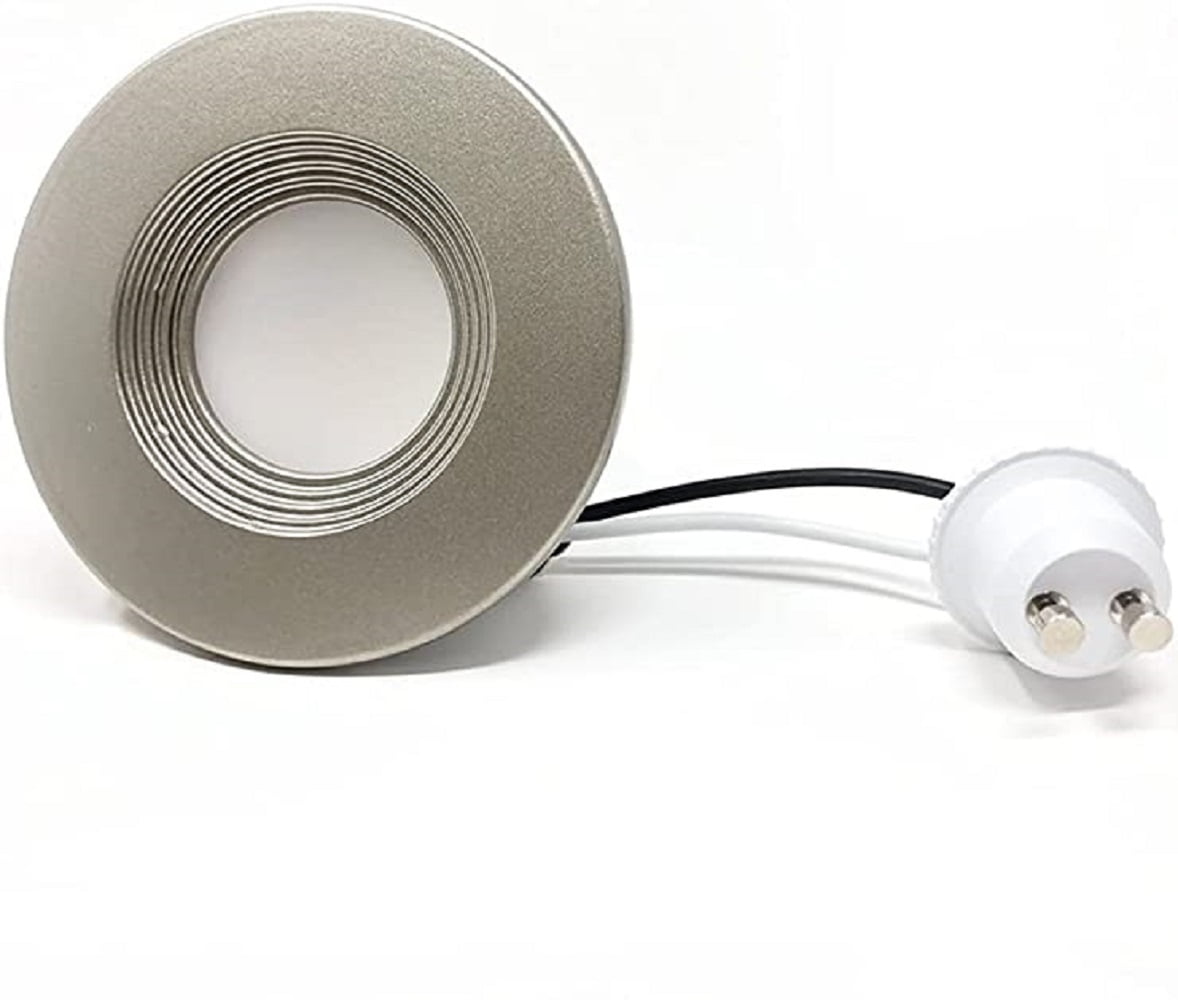 Light Blue USA 3 Inch Round LED Recessed Downlight Retrofit, GU10 Base ...