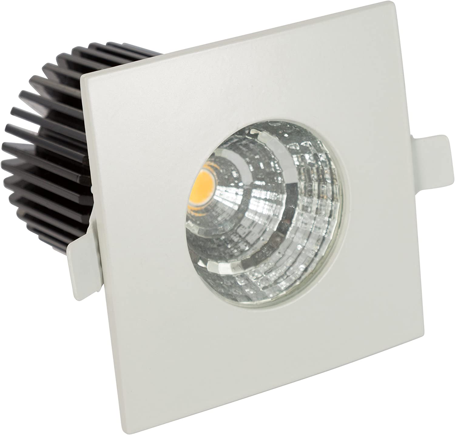 Light Blue USA 3 Inch Square COB LED Recessed Downlight with LED Driver ...