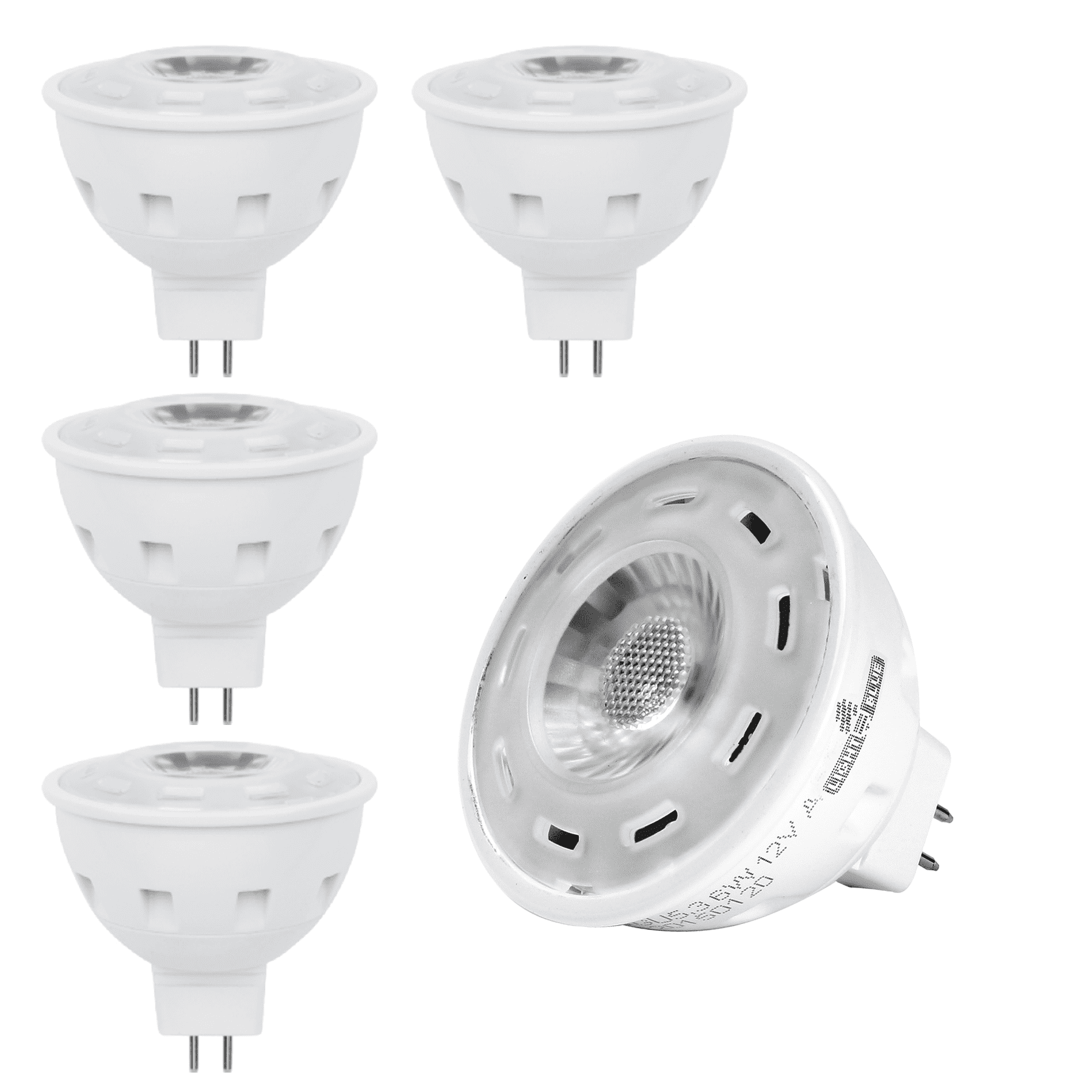 Light Blue USA (4 Pack) LED 6-Watt MR16 Bi-Pin GU5.3 Base, 50W ...