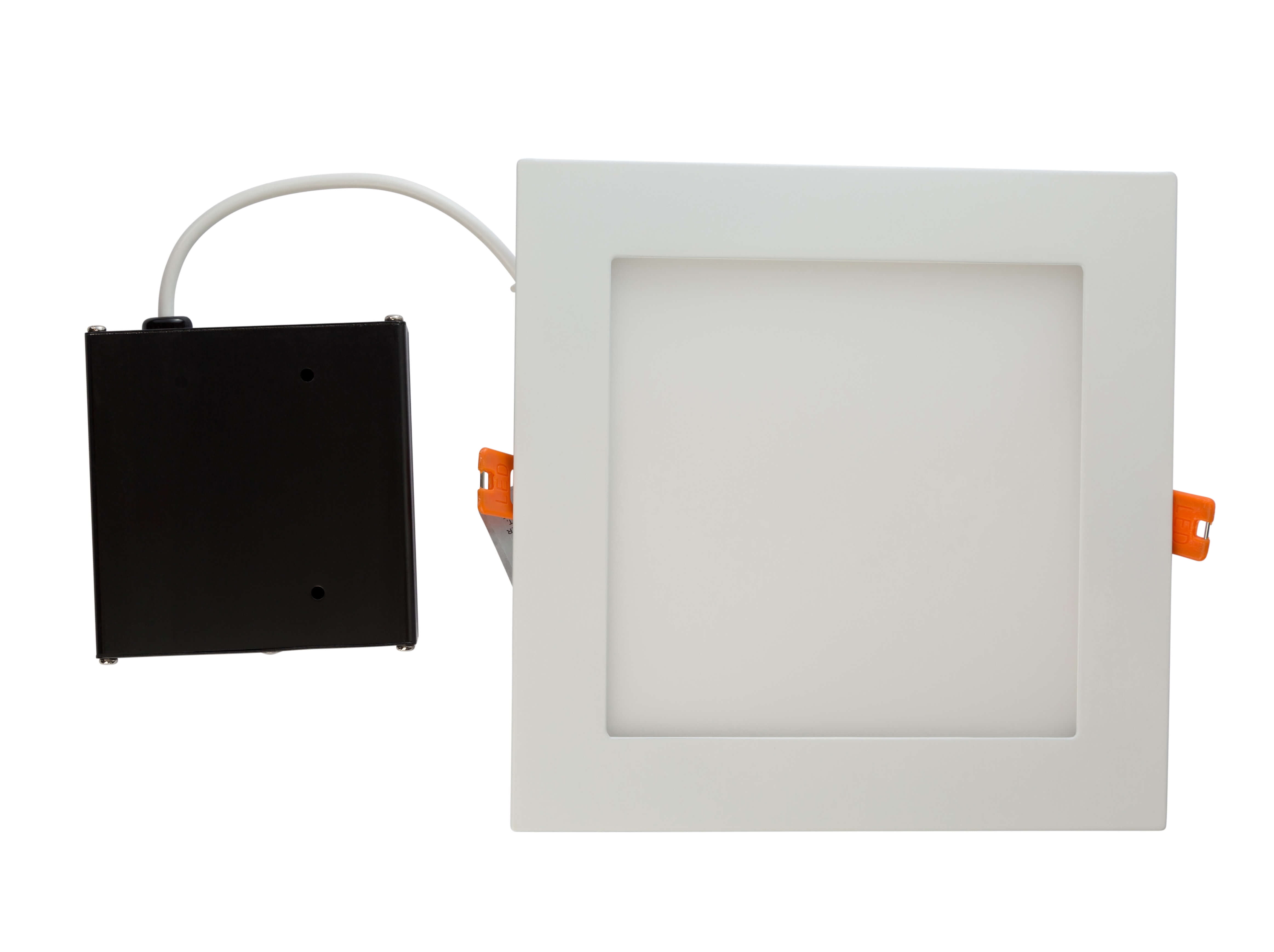 Light Blue USA 6" inch Square LED Recessed Ceiling Light with Junction ...