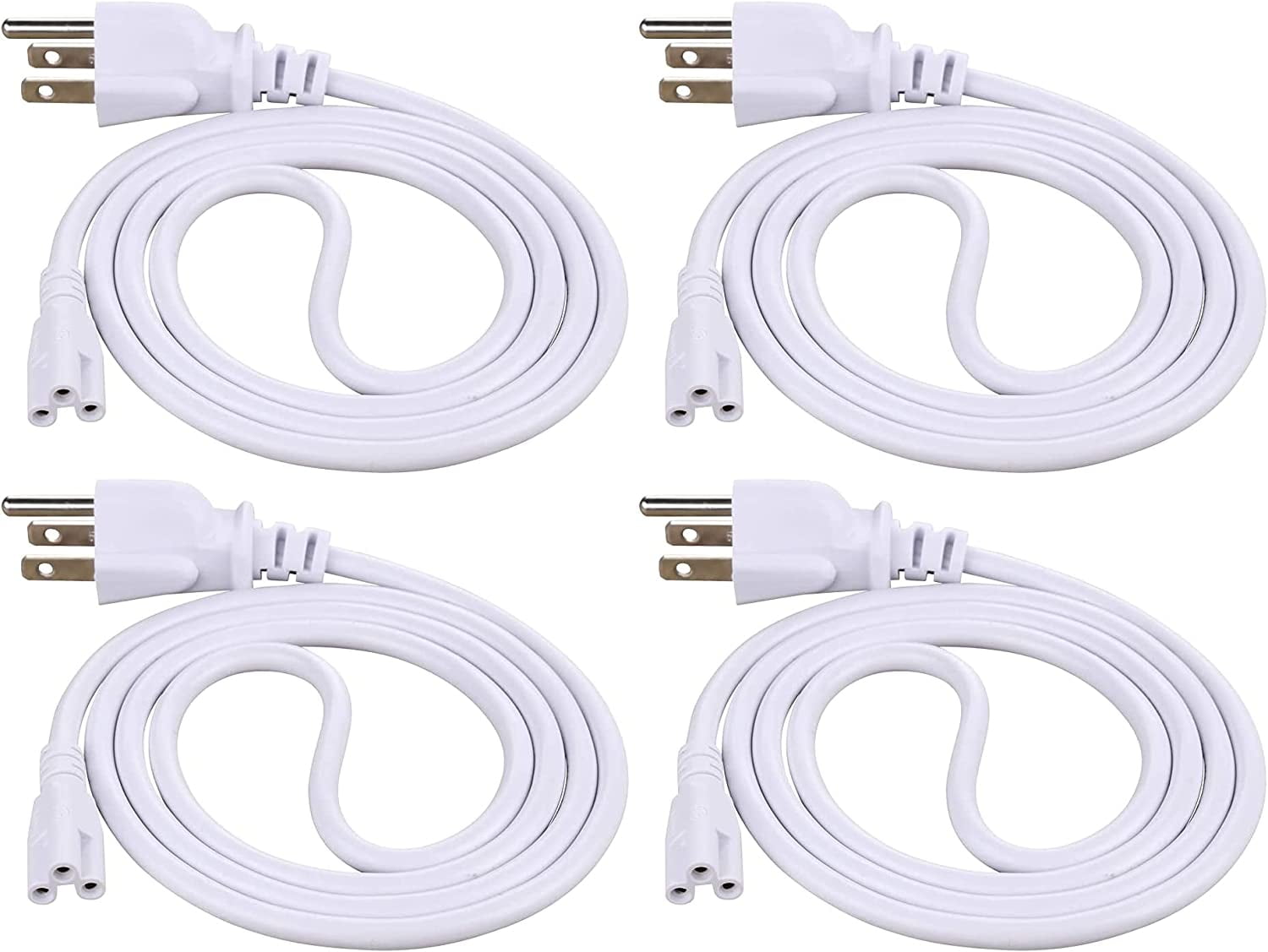 Light Blue Usa 6ft Led Tube Extension Cord T5 T8 Power Connector With