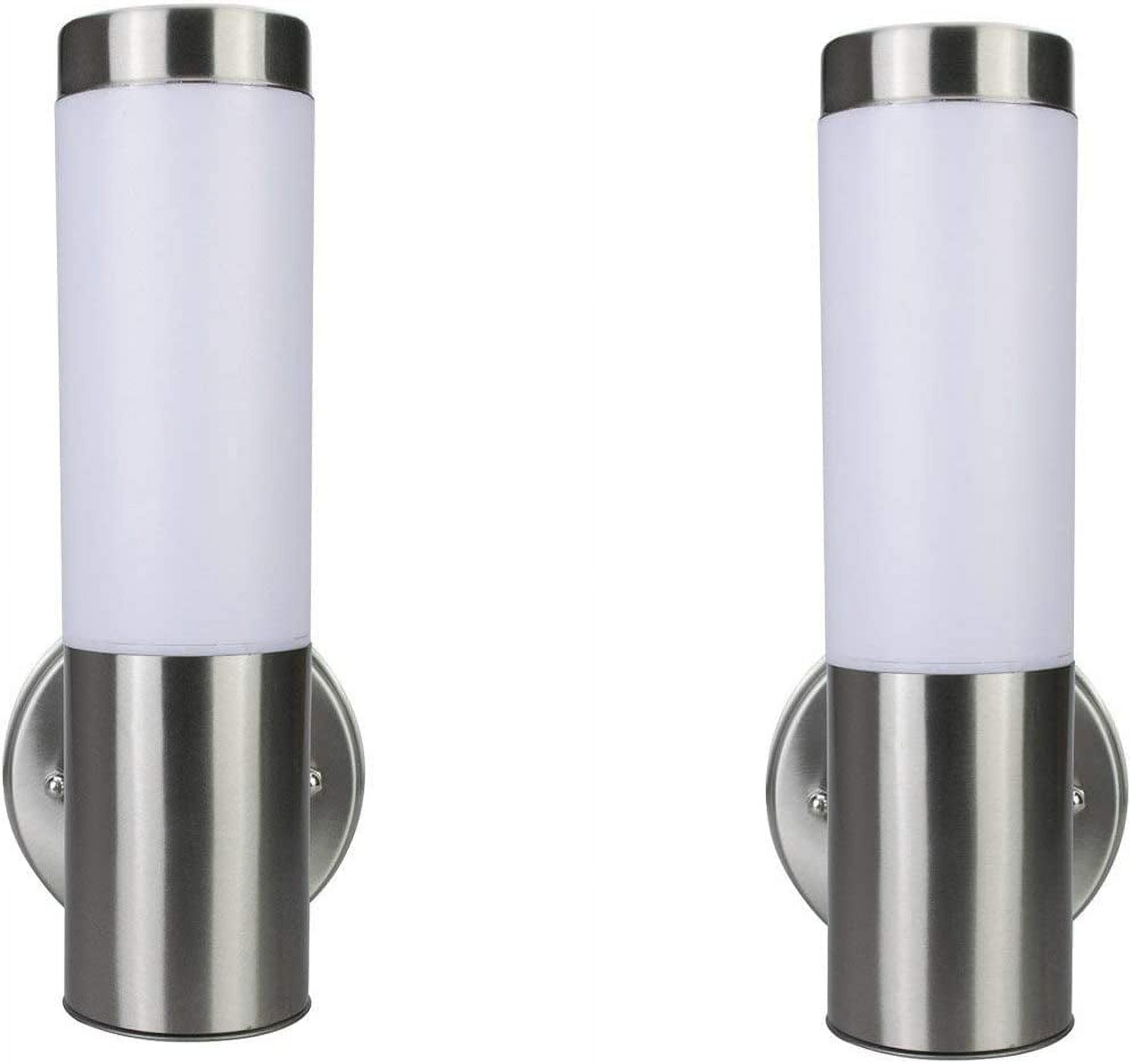 Light Blue USA LED Outdoor Wall Lamp, 9W (100W Equivalent) 500LM 4000K ...