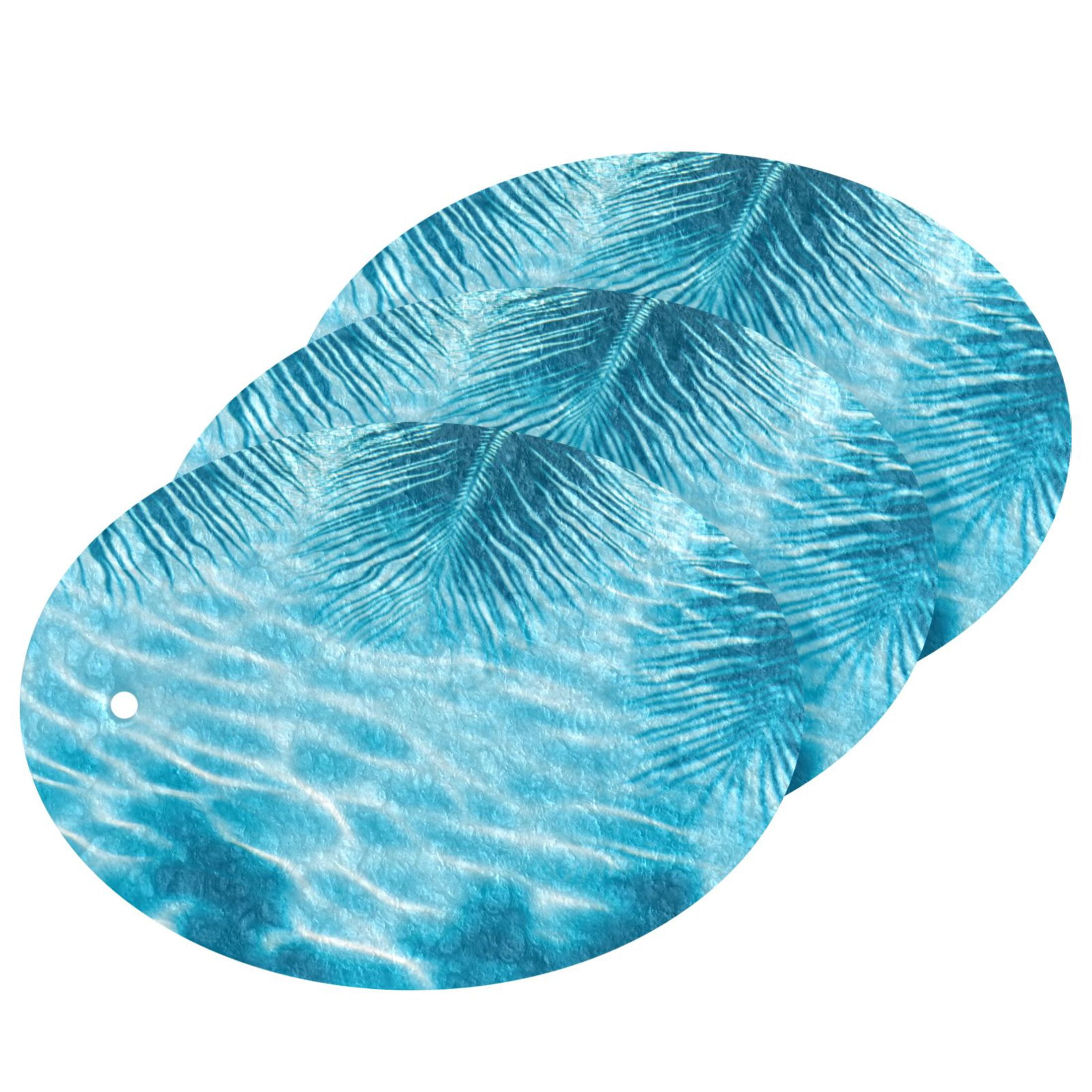 Light Blue Water Ripples 3 Pack Dish Sponges Bulk Natural Sponges ...