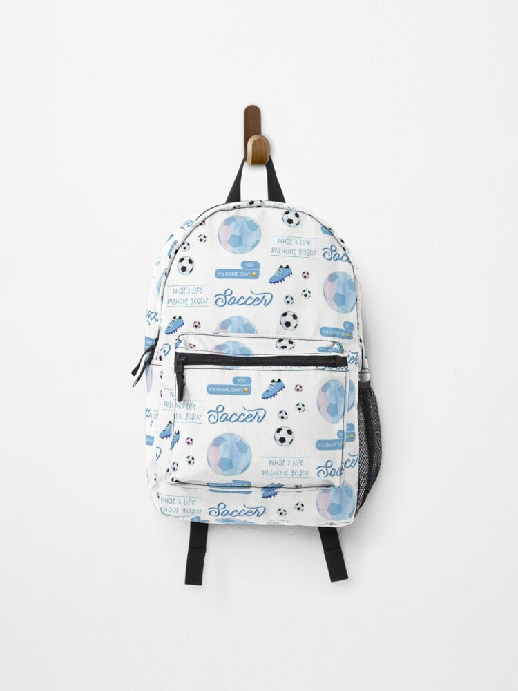 Light Blue Watercolor Soccer Sticker Pack Backpack - Walmart.com