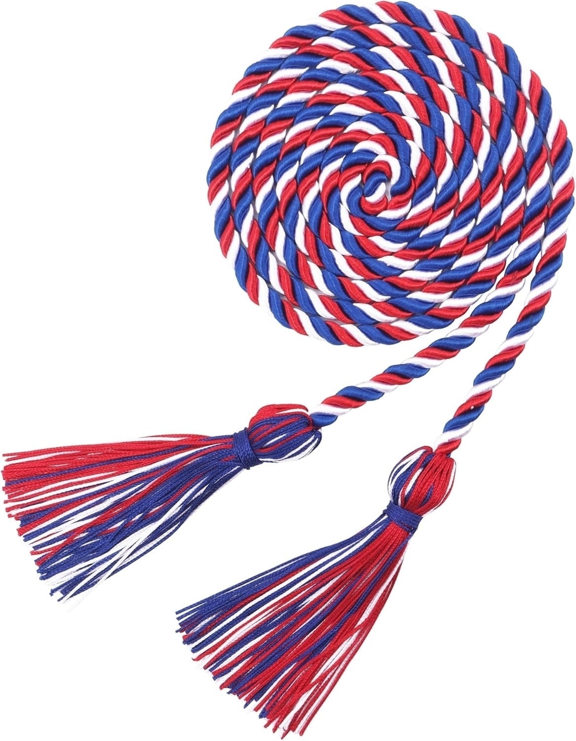 Light Blue White Grad Chords Honor Cord Tassel Ropes for Grad ...