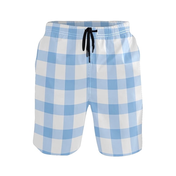 Blue Tulip Raindrops Mens Swim Trunks Quick Dry Board Shorts Breathable ...