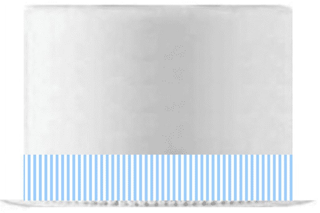 Light Blue and White Stripes Vertical Edible Cake Decoration Ribbon -6 ...