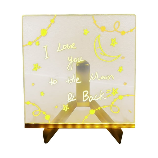 Light Board, Ivyever LED Note Board with Adjustable Holder and 7 ...