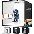 DUCLUS Light Box 12x12 inch LED Photography Studio with Dimmable Lights ...