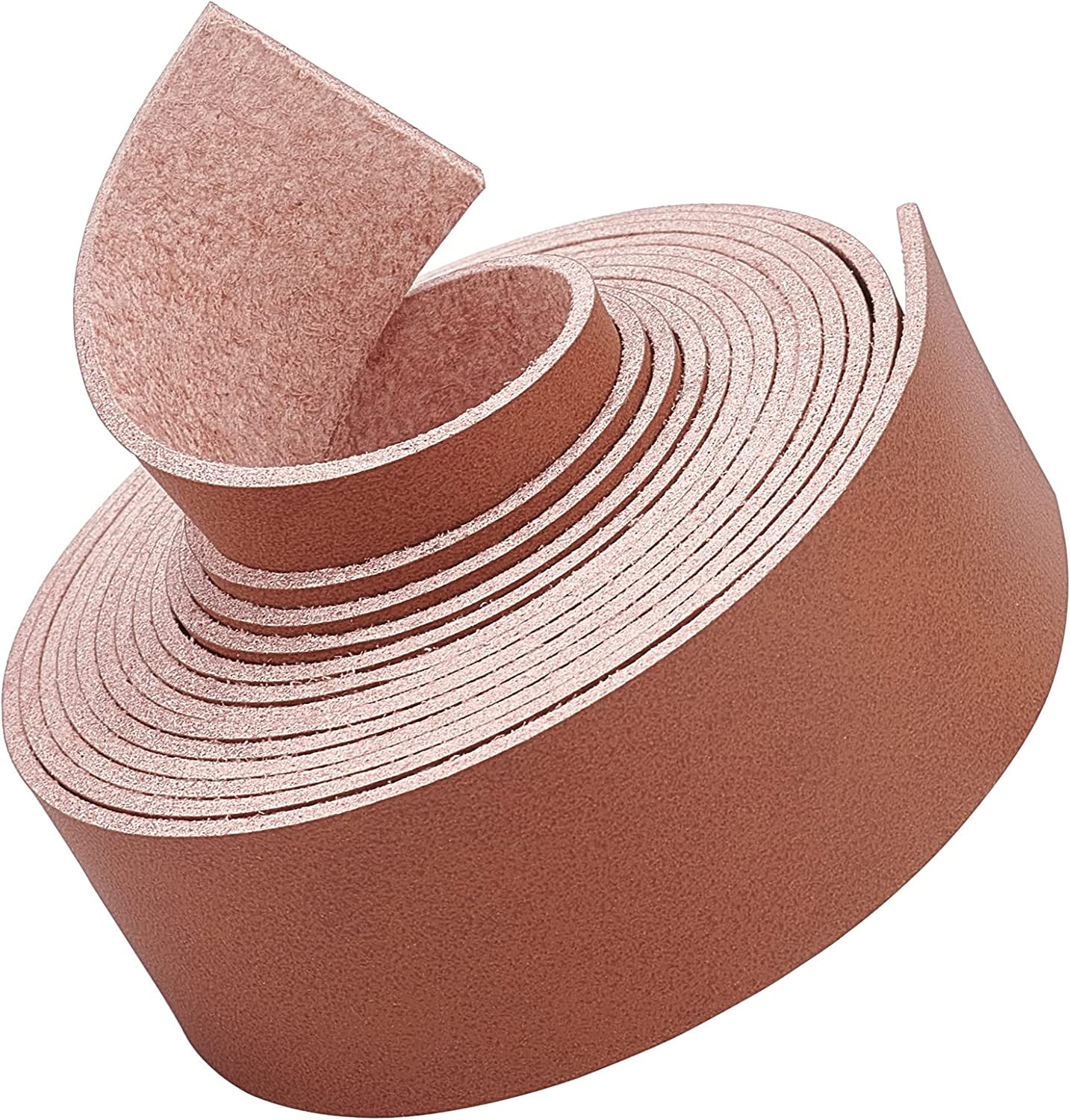 Light Brown Genuine Leather Strap Strip 1 Inch Wide 79 Inch Long ...