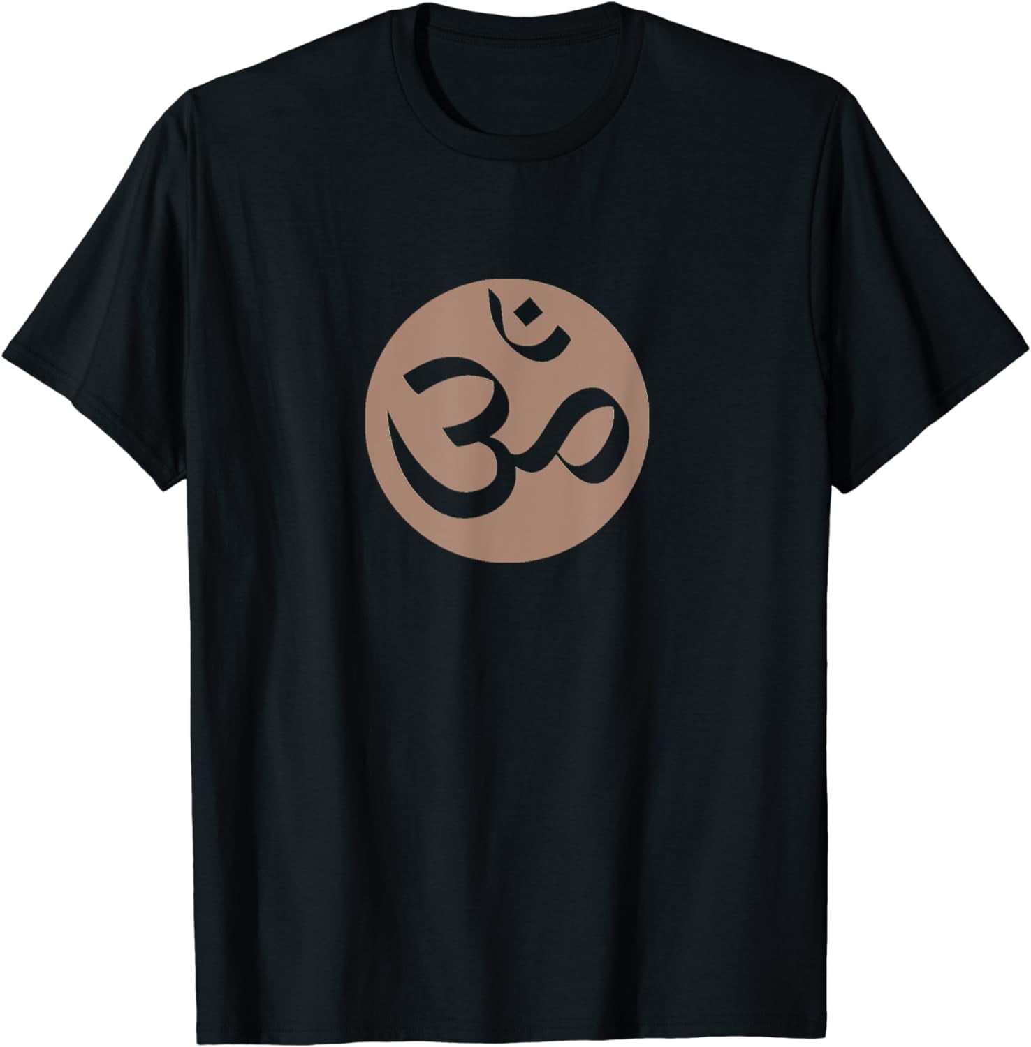 Light Brown Om Symbol Yoga Tshirt - Walmart.com